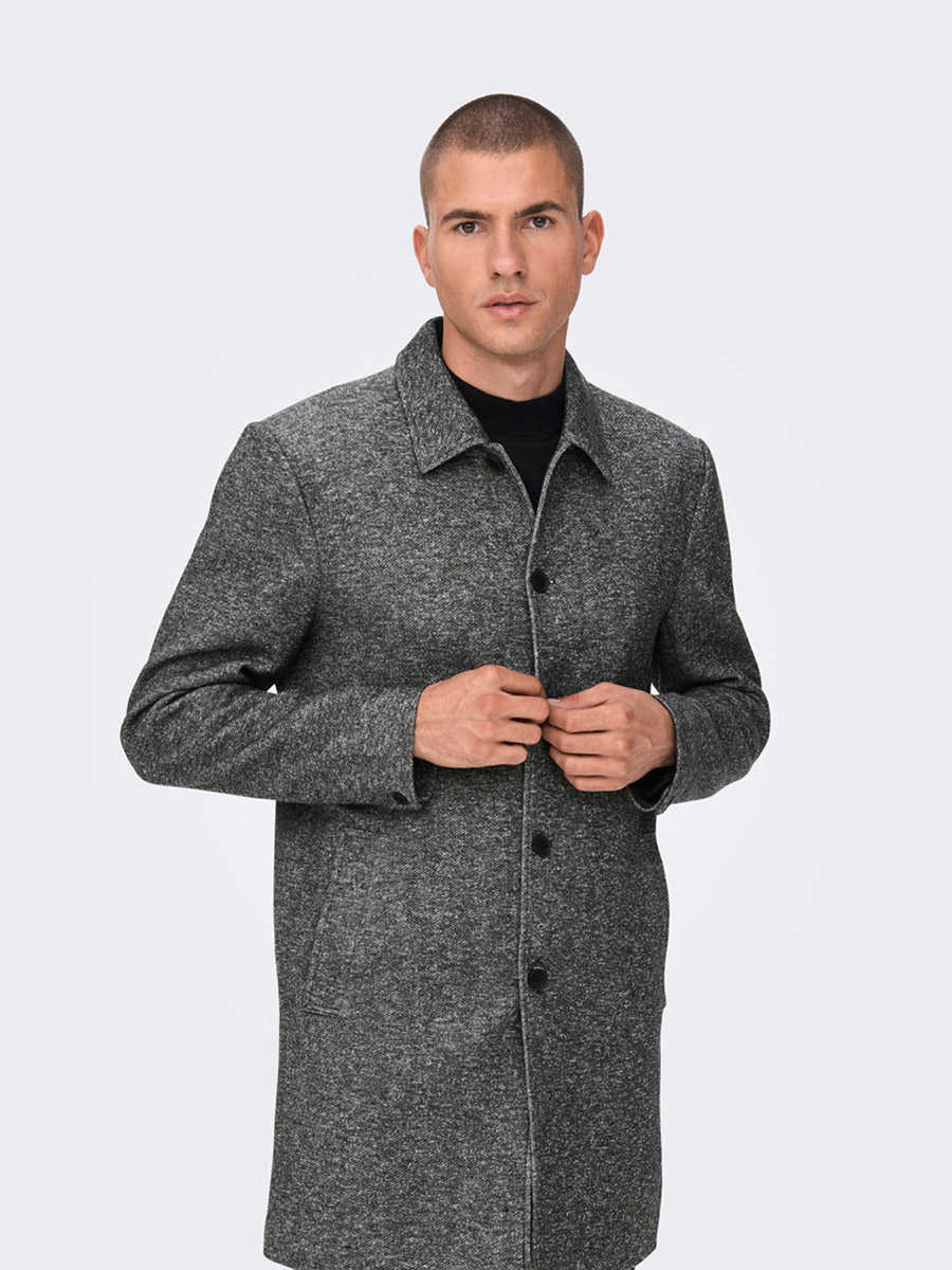 Grey Wool Coat – Shopkeeper